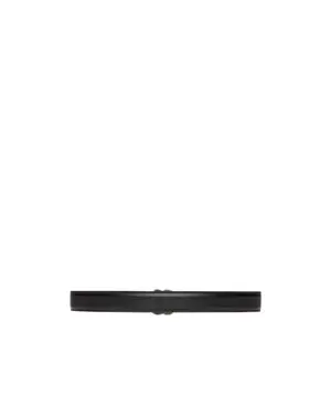 Gucci Gg Marmont Embellished Thin Belt - Black