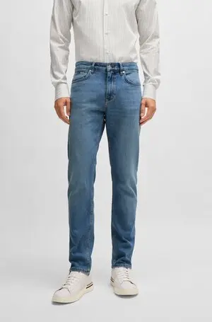 Hugo Boss Delaware Slim-fit Jeans - Blue