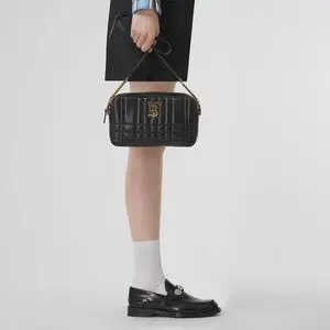 Burberry Lola Small Camera Crossbody Bag - Black