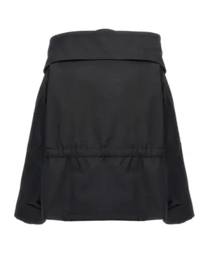 Balenciaga Oversized Zip-up Jacket With Stand Collar And Drawstring Waist