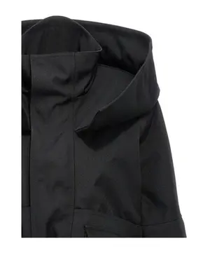 Balenciaga Oversized Zip-up Jacket With Stand Collar And Drawstring Waist