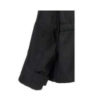 Balenciaga Oversized Zip-up Jacket With Stand Collar And Drawstring Waist