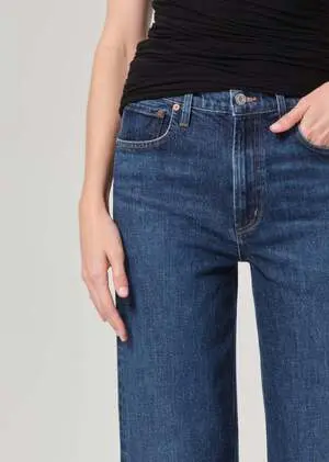 AGOLDE High Rise Wide Leg Jeans