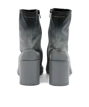 MAISON MARGIELA Leather Ankle Boots - Black