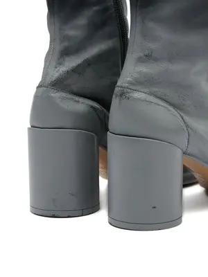 MAISON MARGIELA Leather Ankle Boots - Black