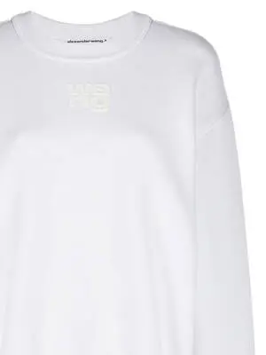 Alexander Wang Logo Printed Crewneck Sweatshirt