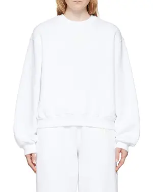 Alexander Wang Logo Printed Crewneck Sweatshirt