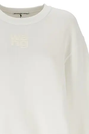 Alexander Wang Logo Printed Crewneck Sweatshirt