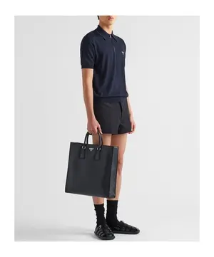 Prada Superfine Wool Polo Shirt - Blue