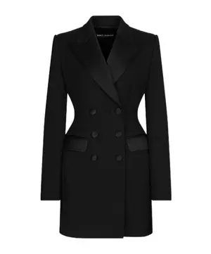 Dolce & Gabbana Double-breasted Tuxedo Jacket - Black