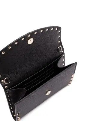 Valentino Garavani Rockstud Foldover Top Wallet