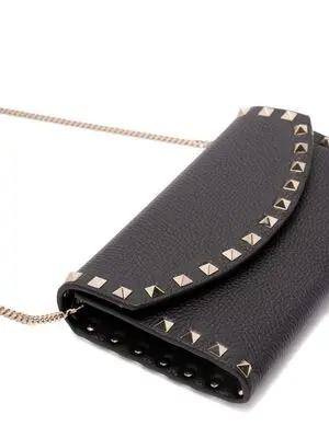 Valentino Garavani Rockstud Foldover Top Wallet