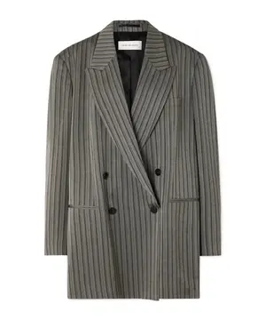 Dries Van Noten Double-breasted Striped Blazer