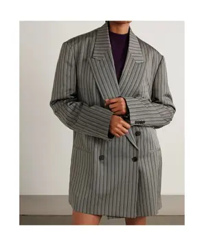 Dries Van Noten Double-breasted Striped Blazer