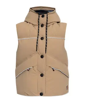 Moncler Padded Gilet - Beige