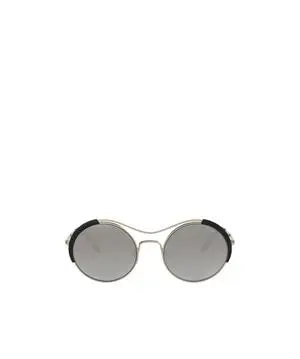 Prada Round Frame Sunglasses - Gray