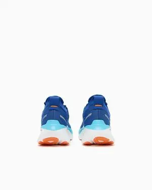EA7 Logo Printed Lace-up Sneakers - Blue