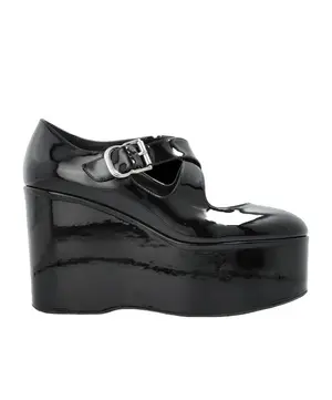 Alaïa 110mm Wedge Leather Pumps