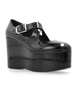 Alaïa 110mm Wedge Leather Pumps