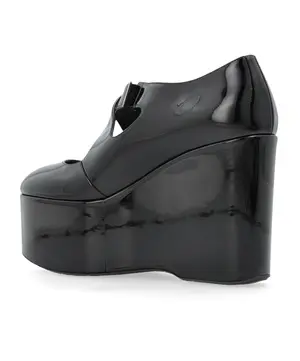 Alaïa 110mm Wedge Leather Pumps