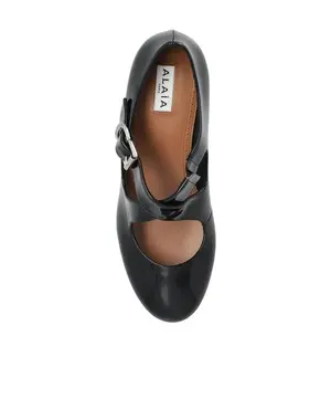 Alaïa 110mm Wedge Leather Pumps