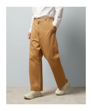 Gucci Twill Straight Leg Trousers - Nude