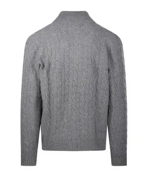 Polo Ralph Lauren Cable-knit Quarter-zip Sweater