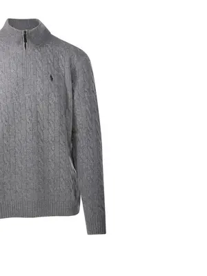 Polo Ralph Lauren Cable-knit Quarter-zip Sweater