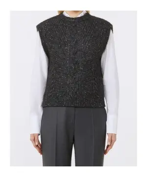 Max Mara Knitted Vest - Dark Grey