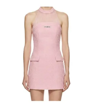 Marissa Chiara Sleeveless Halterneck Embellished Dress
