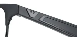 Emporio Armani Frosted Square Frame Eyeglasses