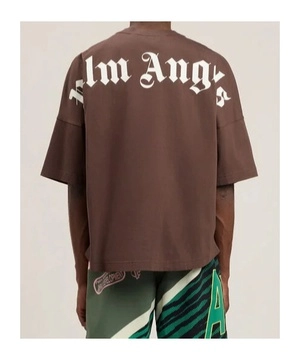 Palm Angels Logo Printed Crewneck T-shirt