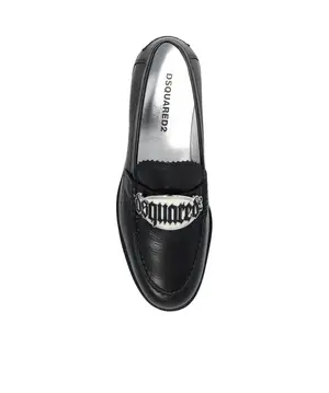 Dsquared2 Logo Plaque Slip-on Loafers