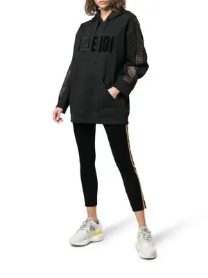 Fendi Embossed Logo Hooded Sweater