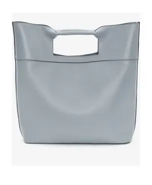 Alexander McQueen Logo Printed Bow-detailed Tote Bag
