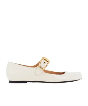 Chloé Polly Ballerina Flats With Buckle Detail