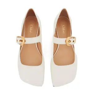 Chloé Polly Ballerina Flats With Buckle Detail