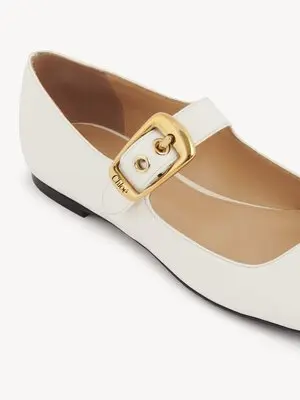 Chloé Polly Ballerina Flats With Buckle Detail