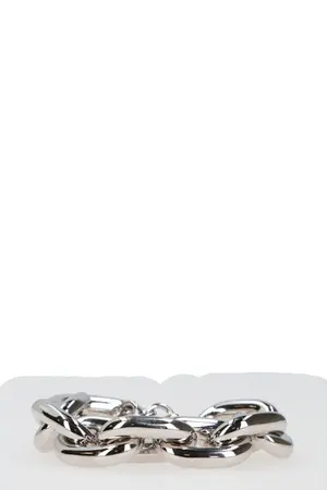 Rabanne Silver Chain Link Bracelet - Gray