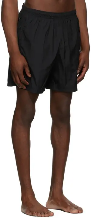 Alexander McQueen Graffiti Logo Swim Shorts - Black