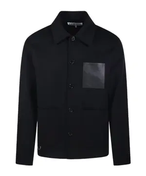 Loewe Workwear Jacket With Leather Logo Patch