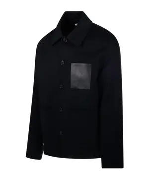 Loewe Workwear Jacket With Leather Logo Patch