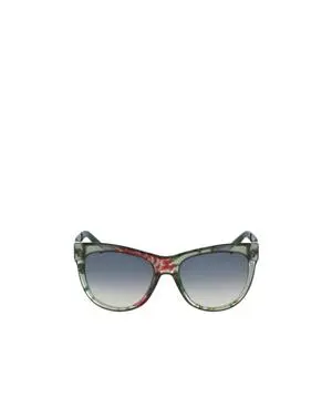 Gucci Multicolor Logo Detail Cat Eye Sunglasses