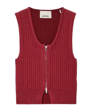 Isabel Marant Étoile Devima Wool Rib Knit Vest