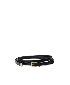 Prada Slim Buckle Belt - Black