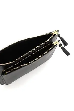 Comme Des Garçons Zip-up Leather Wallet