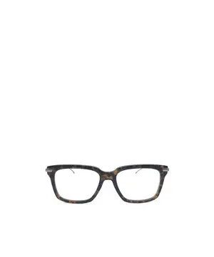 Thom Browne Rectangular Eyeglasses - Black