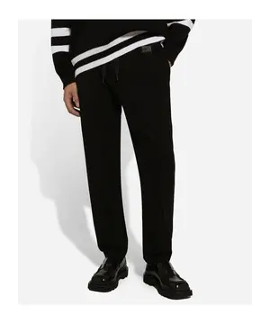 Dolce & Gabbana Logo Detail Drawstring Trousers
