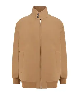 Gucci Twill-weave Zipped Bomber Jacket
