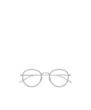 Bottega Veneta Oval Frame Glasses - Silver